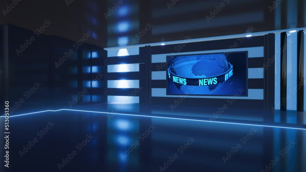 Virtual Studio Background set Stock Video | Adobe Stock