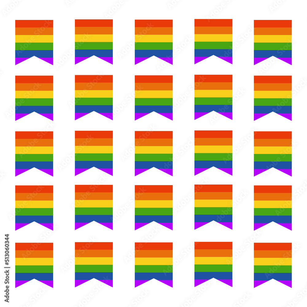 LGBT LGBTQ+ Pride Hearts and Slogans Social Media Post Template. Love ...