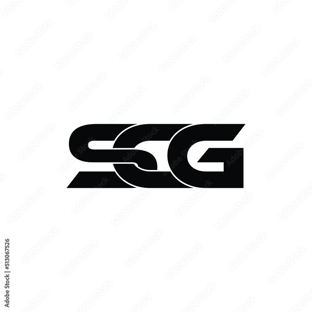 SCG letter monogram logo design vector Stock Vector | Adobe Stock