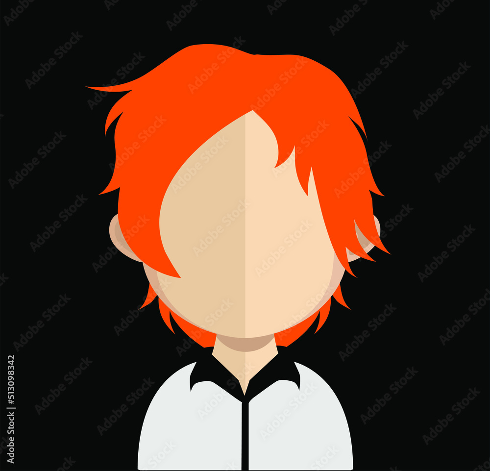 Abstract Male avatar many uses for advertising, book page, paintings ...