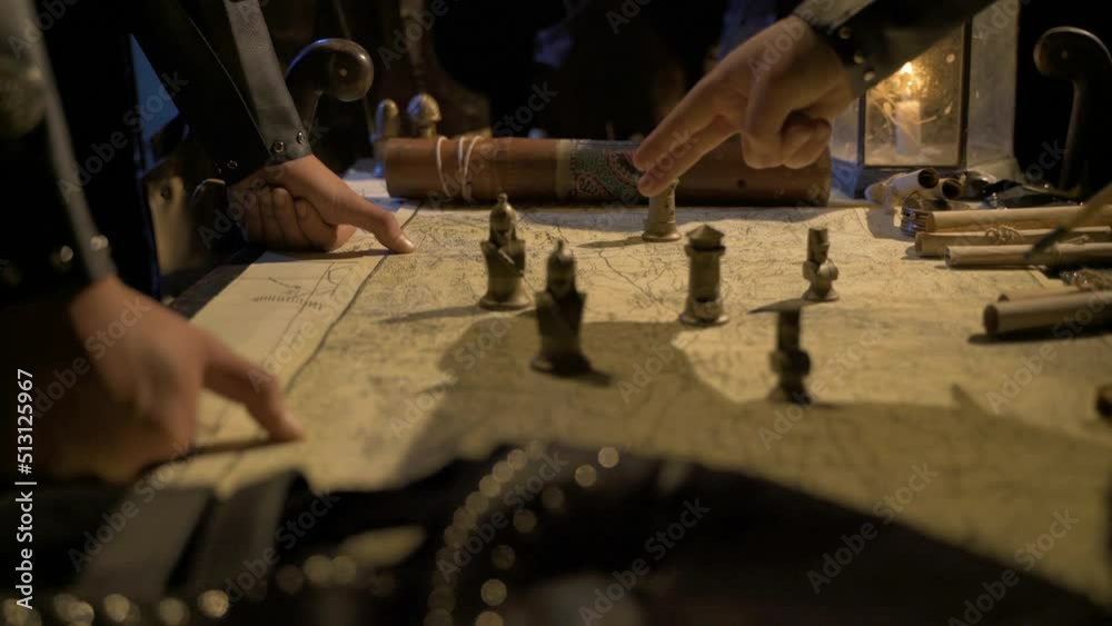 Historical battle scene. Historical events. Soldiers planning ancient ...