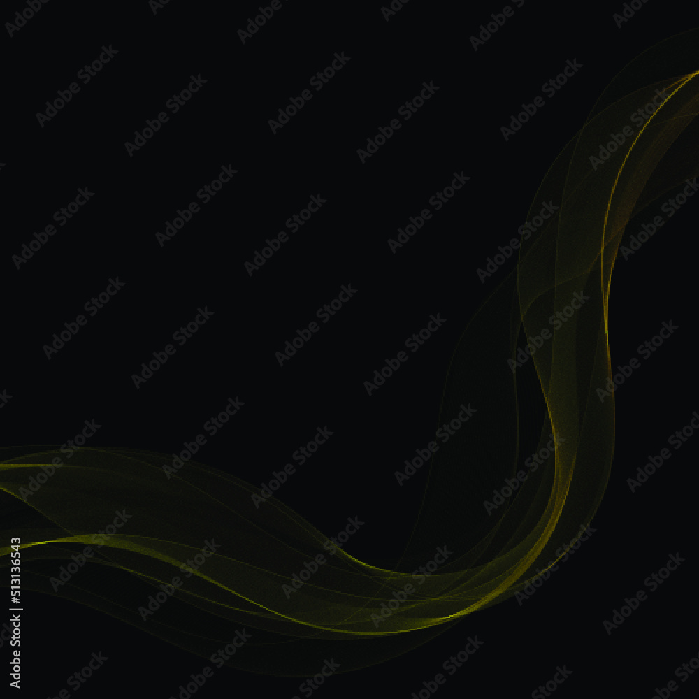 Gold background. wavy lines of fire. light effect. eps10 Stock Vector ...