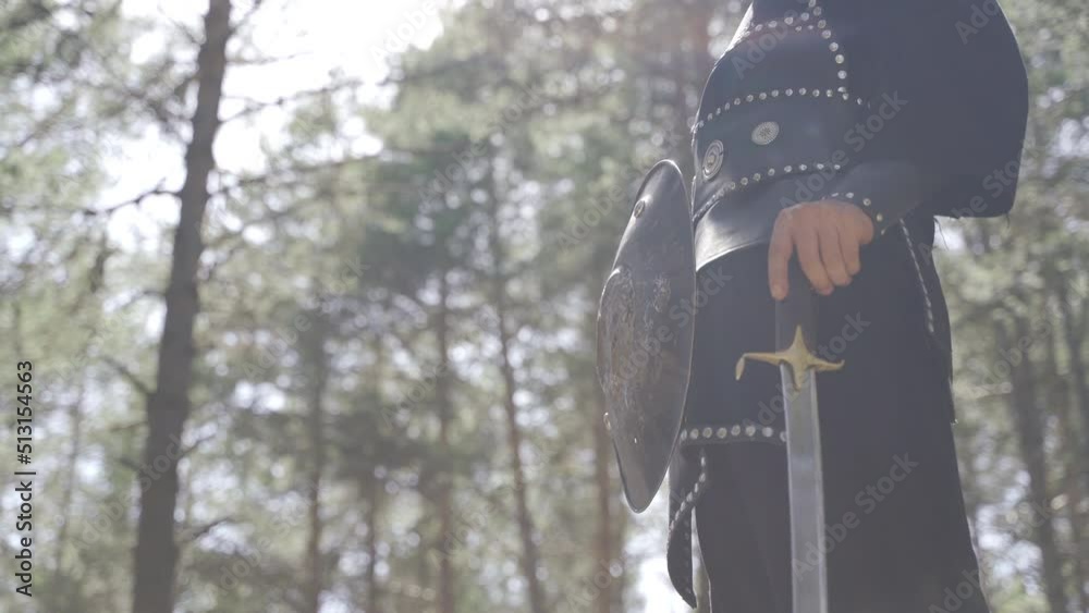 Soldier holding a sword. Pioneer unit, historical periods, war style ...