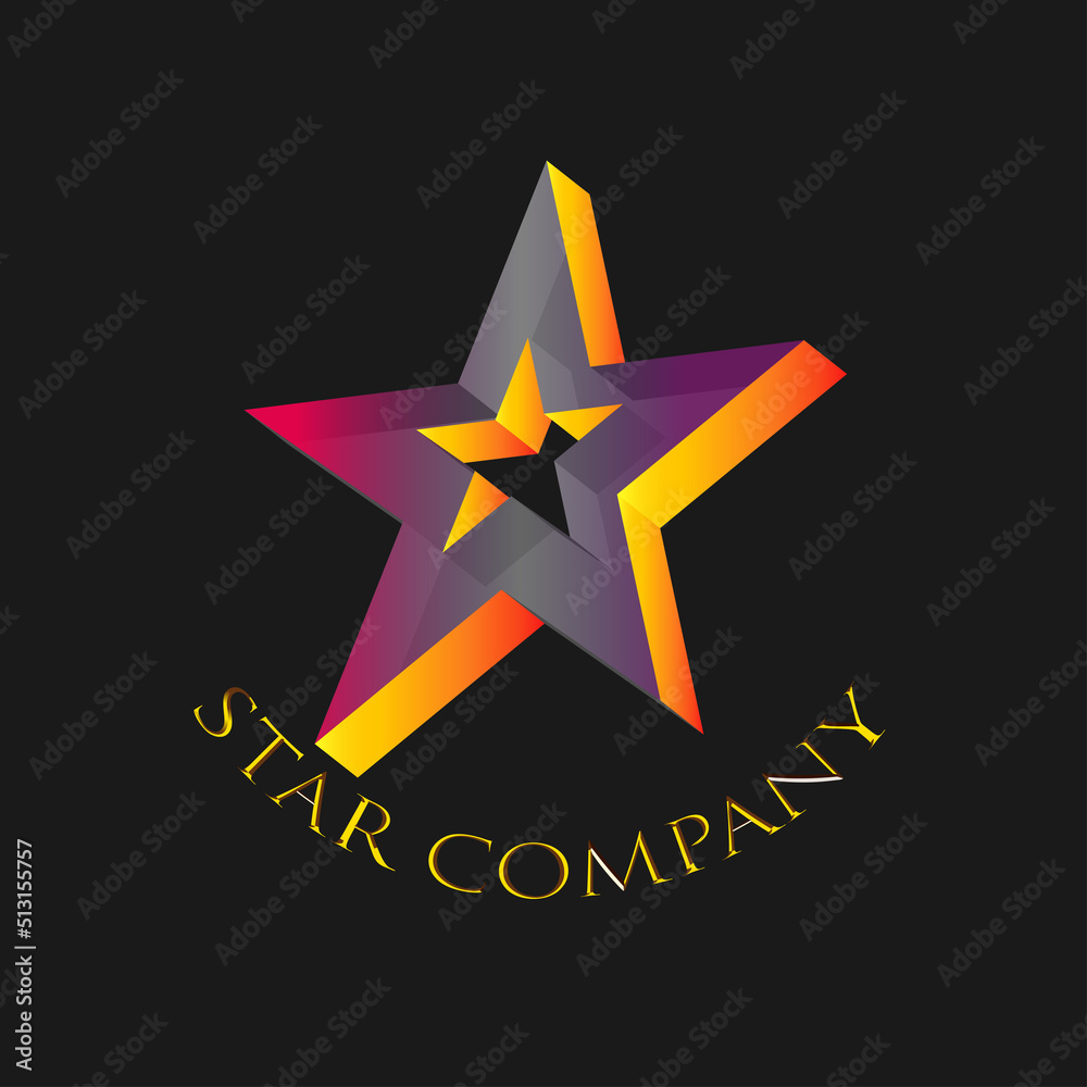 3D LOGO DESIGN,LOGO 3D DESIGN,DESIGN 3D LOGO,STAR LOGO DESIGN Stock ...