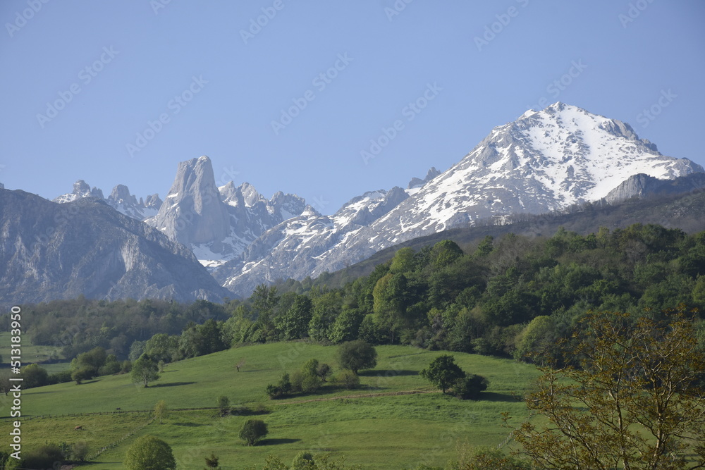 Municipio de Bulnes, Asturias, Picos de Europa Stock Photo | Adobe Stock