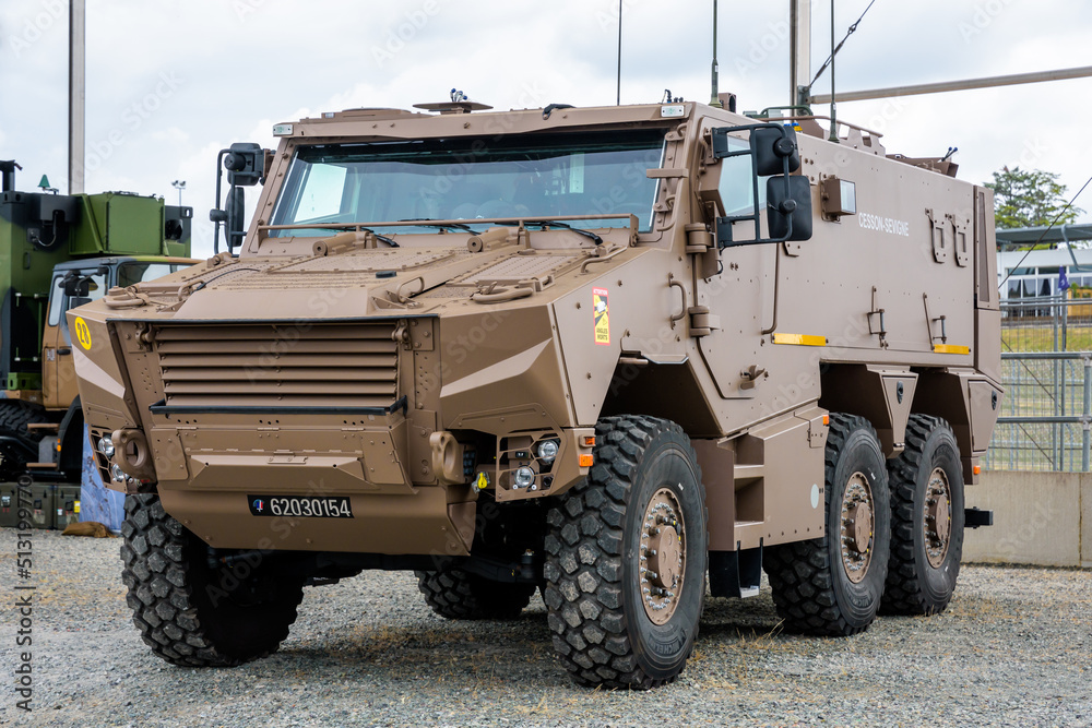Le Mans, France - June 9, 2022: Three-quarter front view of the VBMR ...
