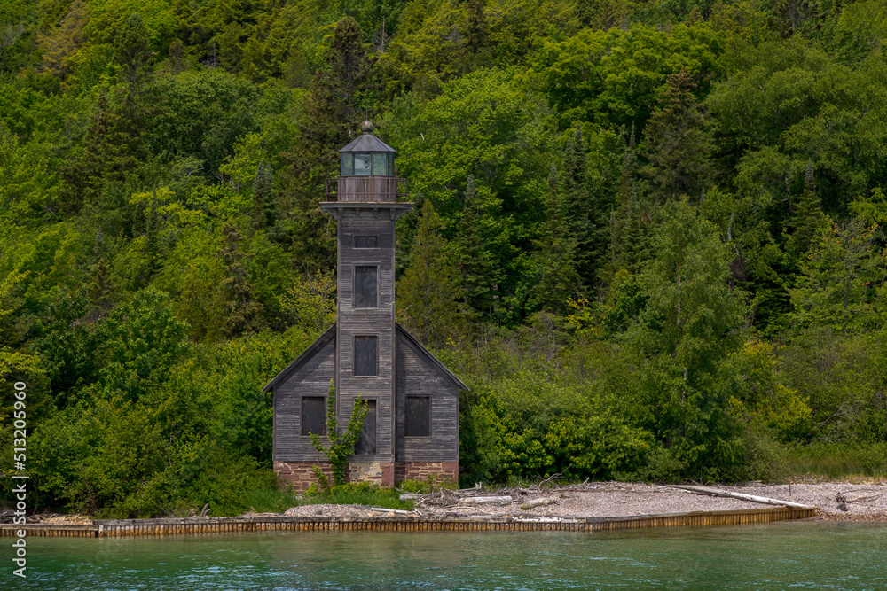 Munising Michigan and Pictured Rocks National Lakeshore Park Grand Isle ...