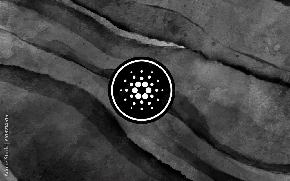 cardano virtual currency images. 3d illustrations. editorial image ...