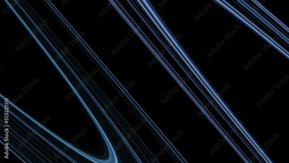 Abstract futuristic animation digital light particle wave lines and ...