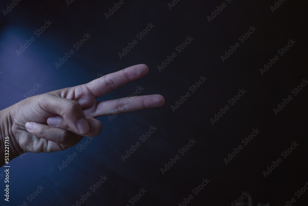 manos signos con manos, señales con manos Stock Photo | Adobe Stock