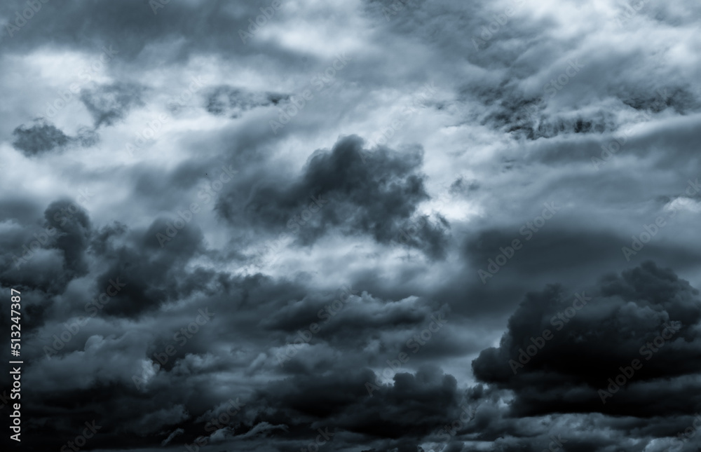 Stockfoto Dark dramatic sky and clouds. Background for death and sad ...