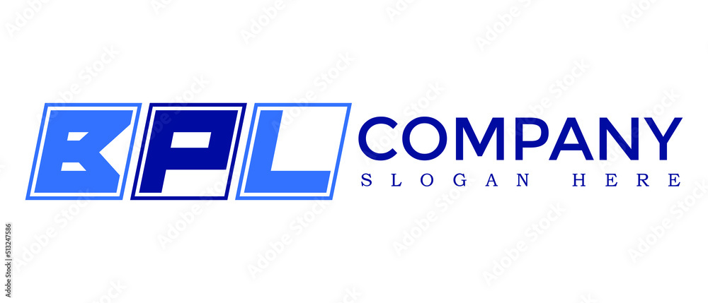 BPL three Letter Rounded rectangle boxes shape element symbol digital ...