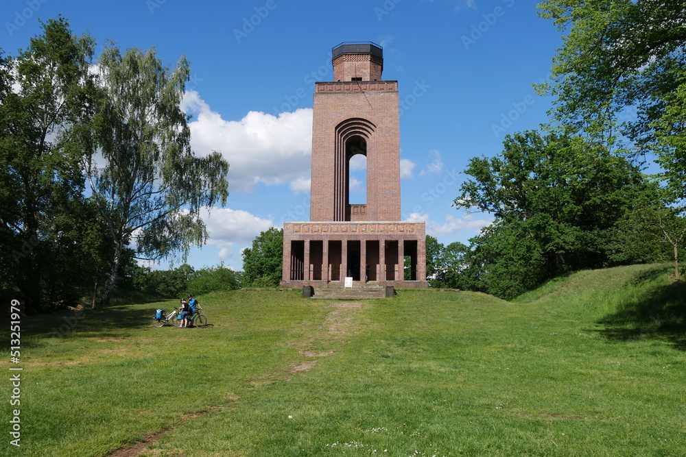 Bismarckturm in Burg im Spreewald Stock Photo | Adobe Stock