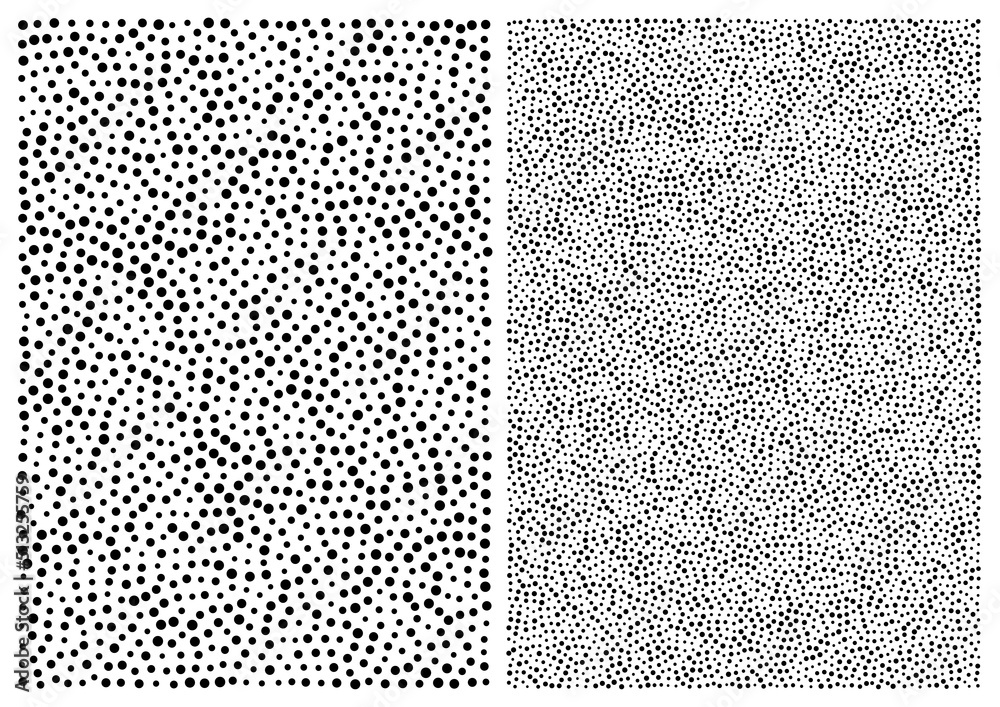 Random halftone dots pattern background, a4 size. A4 format. Dots ...