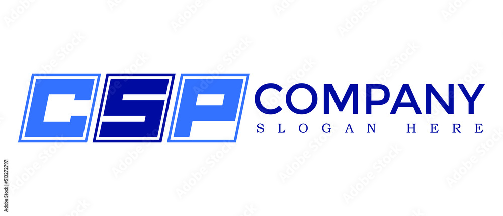 CSP three Letter Rounded rectangle boxes shape element symbol digital ...