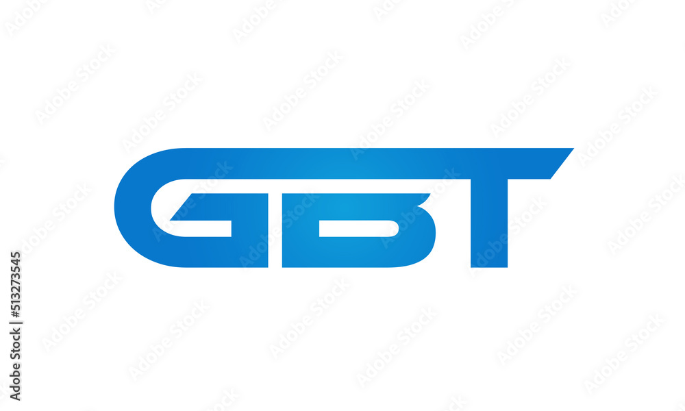 GBT letters Joined logo design connect letters with chin logo logotype ...