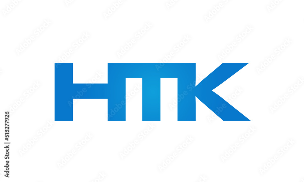 HTK letters Joined logo design connect letters with chin logo logotype ...