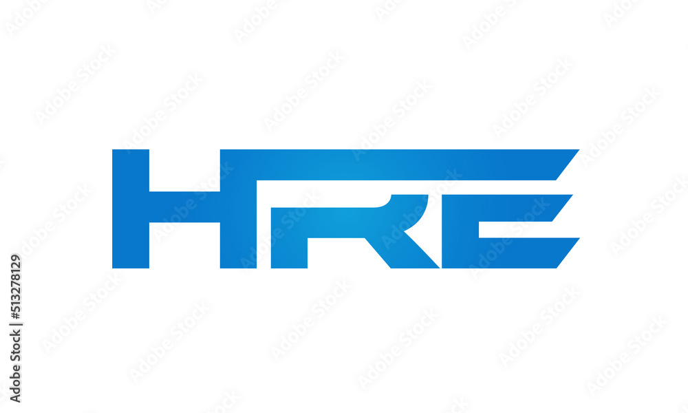 HRE letters Joined logo design connect letters with chin logo logotype ...