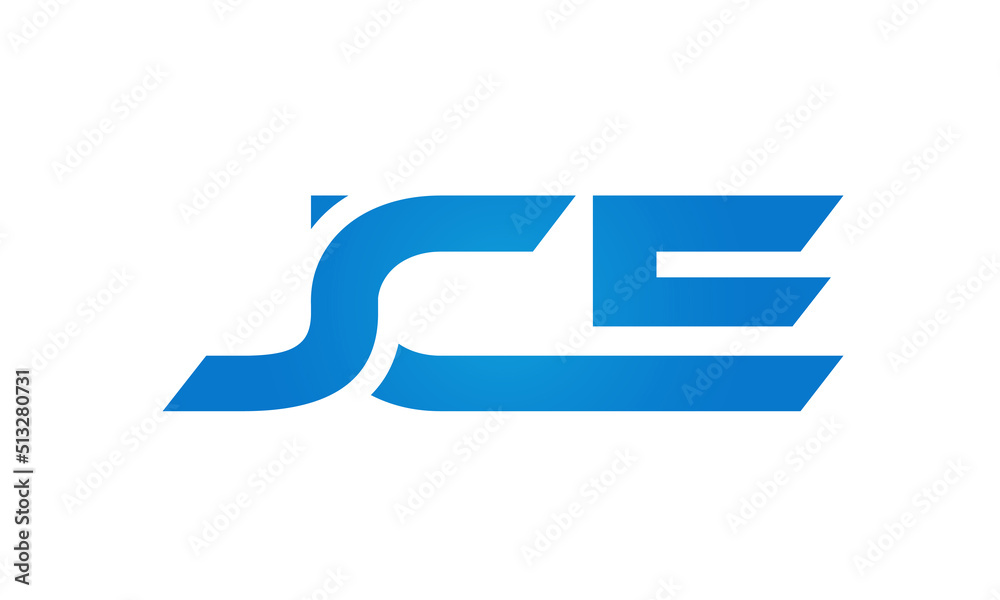 JCE letters Joined logo design connect letters with chin logo logotype ...