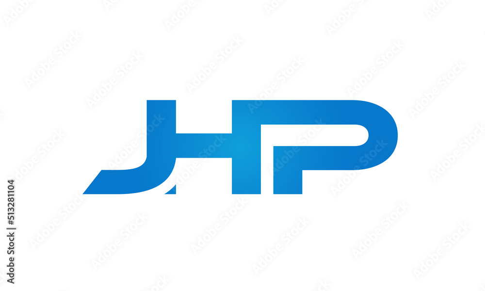 JHP letters Joined logo design connect letters with chin logo logotype ...