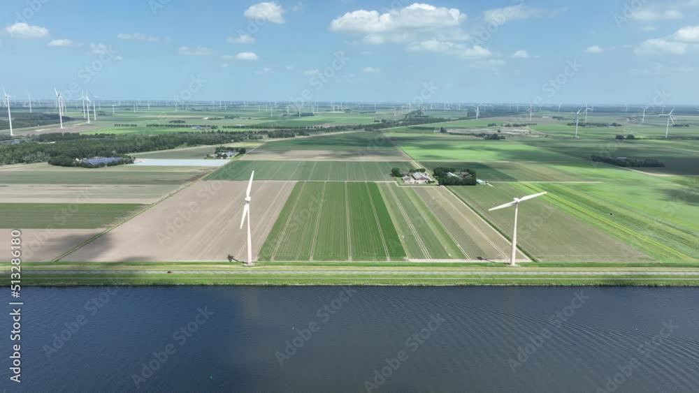 Generation of wind energy through wind turbine systems. Green ...