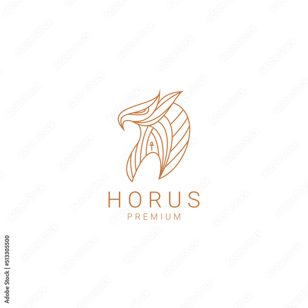 Horus logo design icon template Stock Vector | Adobe Stock