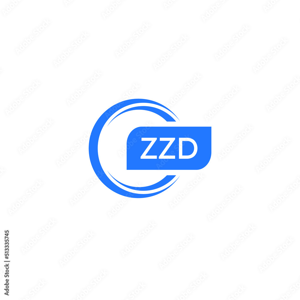 ZZD letter design for logo and icon.ZZD typography for technology ...