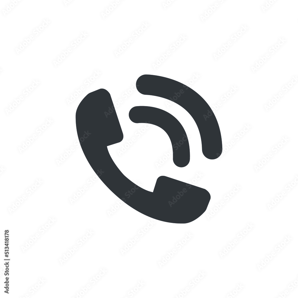 phone icon vector. phone icon vector illustration Stock Vector | Adobe ...