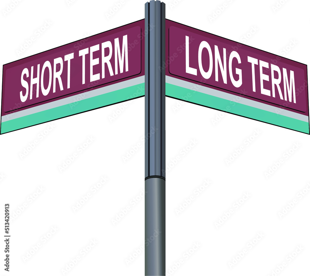 Short Term on one side with Long Term another direction, chrome road ...