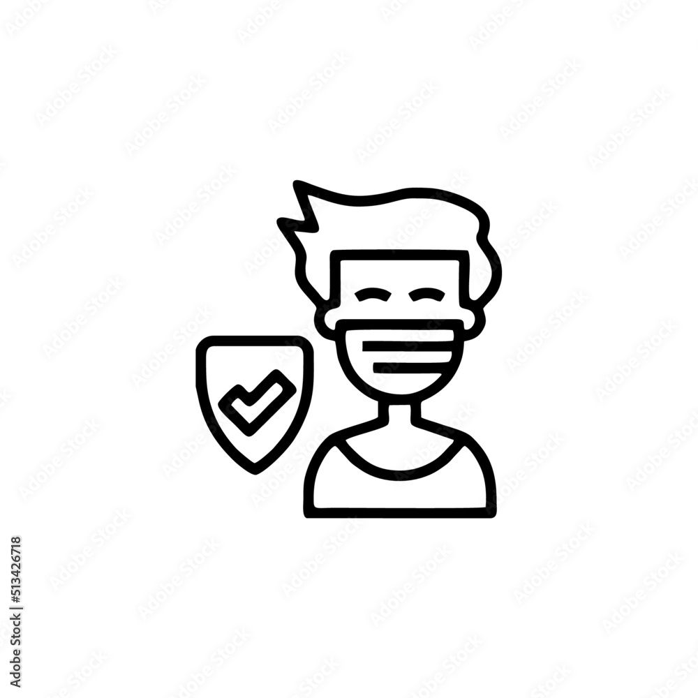 Recovery patients line icon set. Included icons as Positive thinking ...