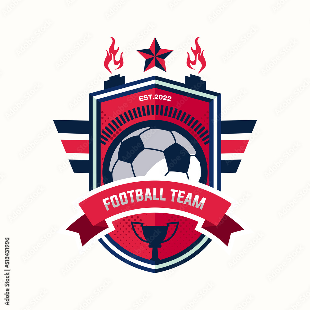 Soccer Football Badge Logo Design Templates | Sport Team Identity ...