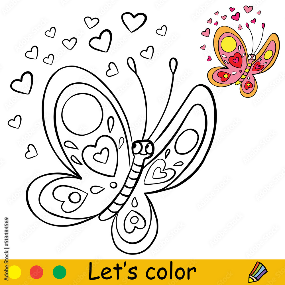 Cute Butterflies Coloring Pages