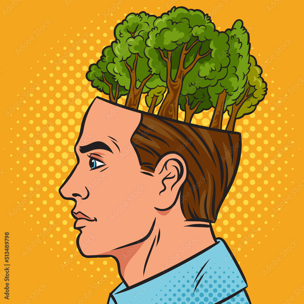 Trees Comic Book Style