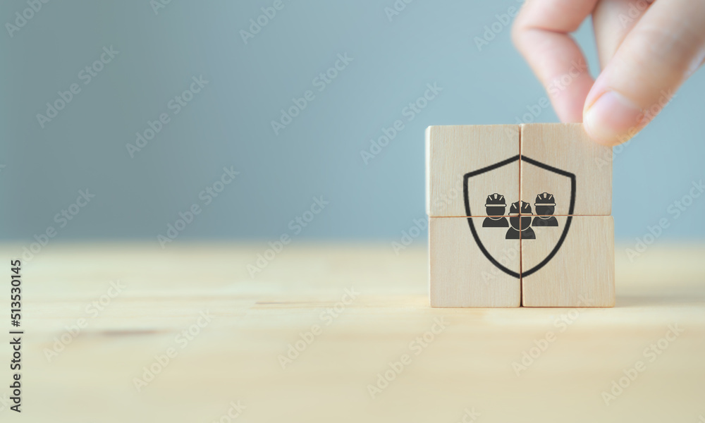 Safety workplace, work safety, caution work hazards, danger ...