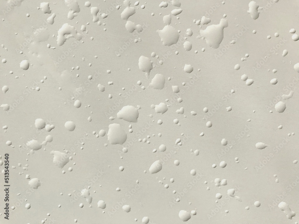 Stock photo smooth matte milky white surface with drops and splashes of ...