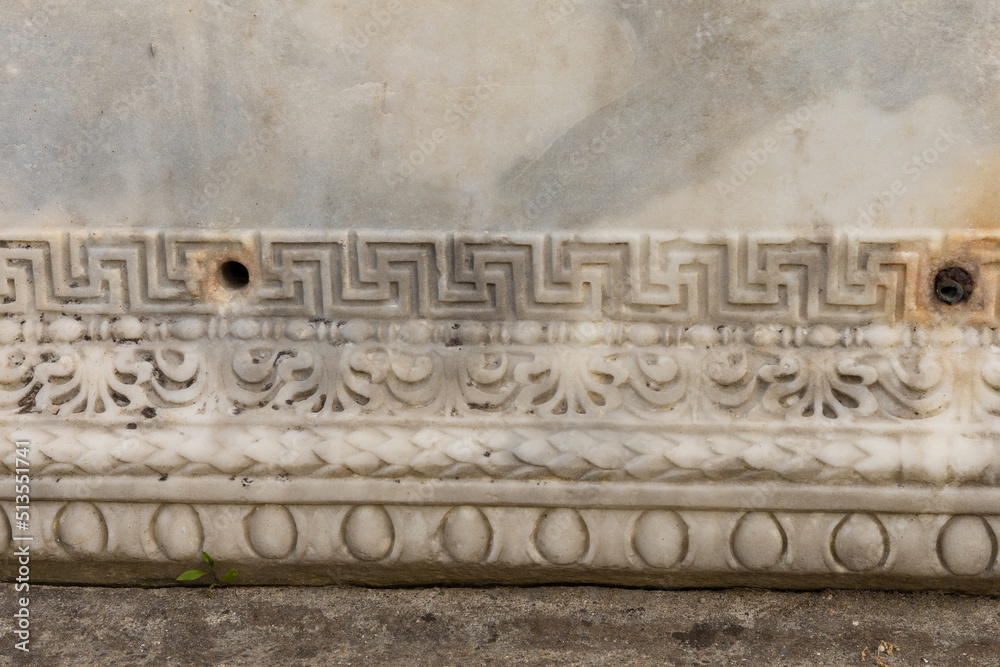 Fotka „Elements of architectural decorations of buildings, old plaster ...