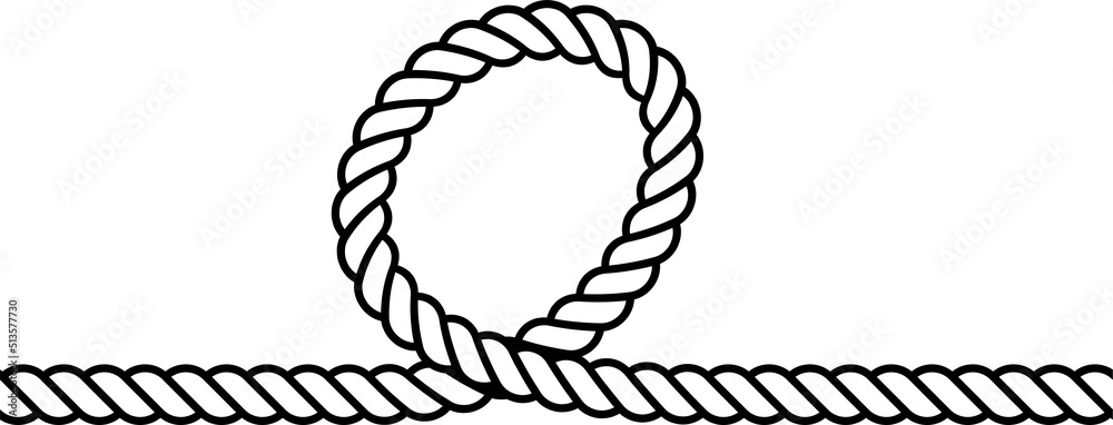 Rope clipart design illustration Stock Illustration | Adobe Stock
