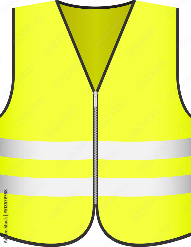 Safety vest clipart design illustration Stock Illustration | Adobe Stock