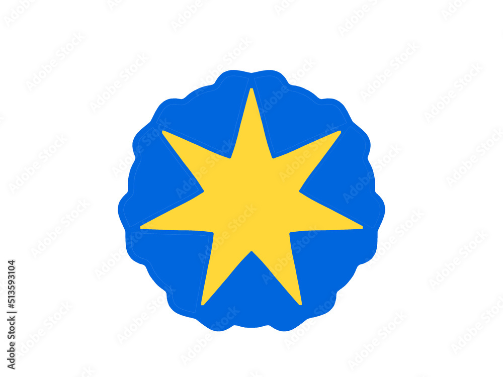 estrella amarilla Stock Illustration | Adobe Stock