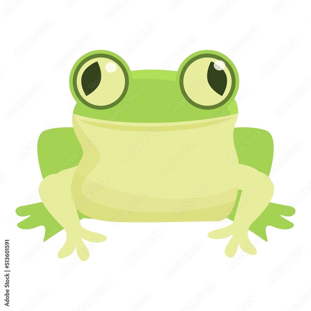 Smile frog icon cartoon vector. Cute character. Tree life Stock Vector ...