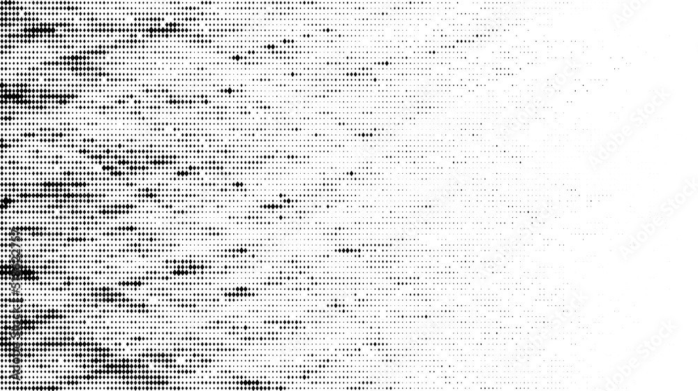 Halftone grunge bitmap texture. Comic style pixel grain background. Pop ...