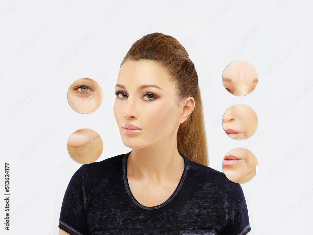 Ageing skin ,internal and external causes of skin aging, signs of skin ...