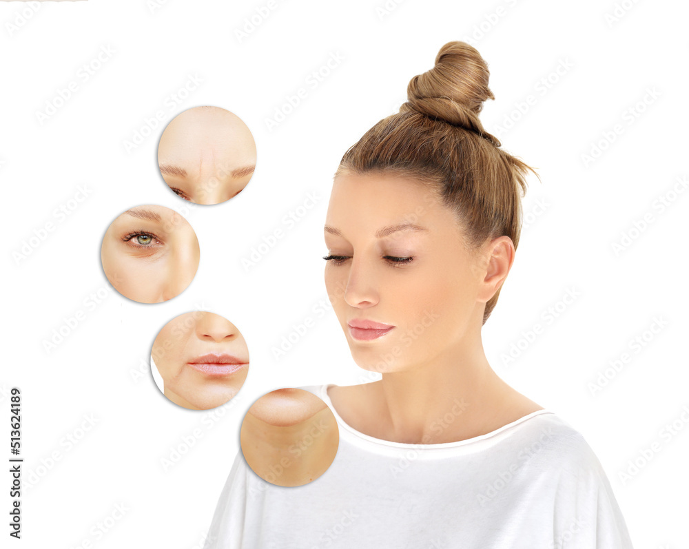 Ageing skin ,internal and external causes of skin aging, signs of skin ...