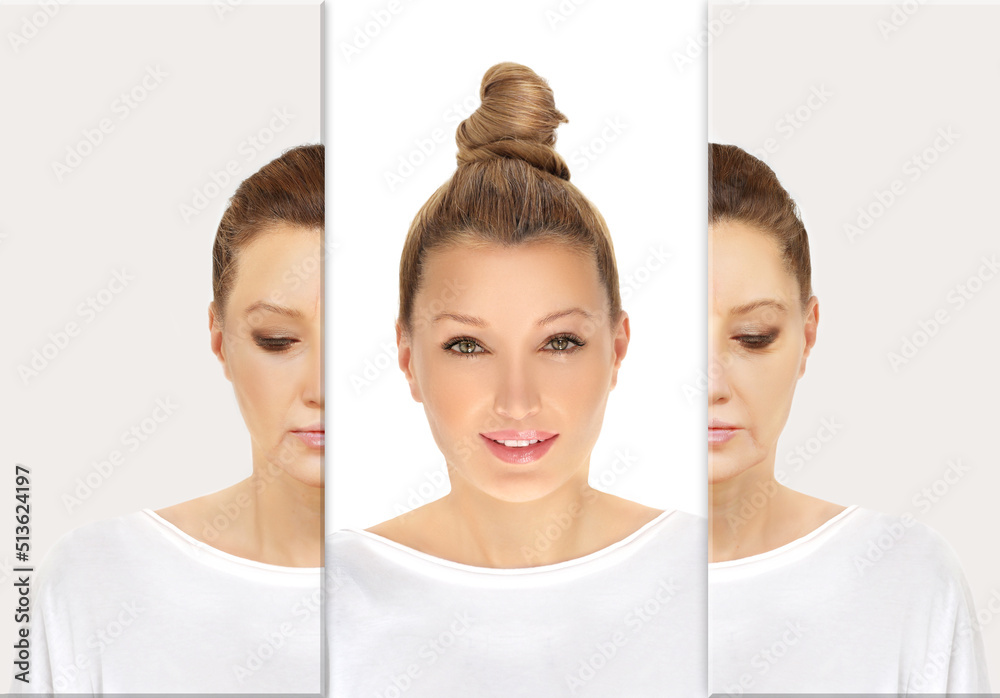 Ageing skin ,internal and external causes of skin aging, signs of skin ...