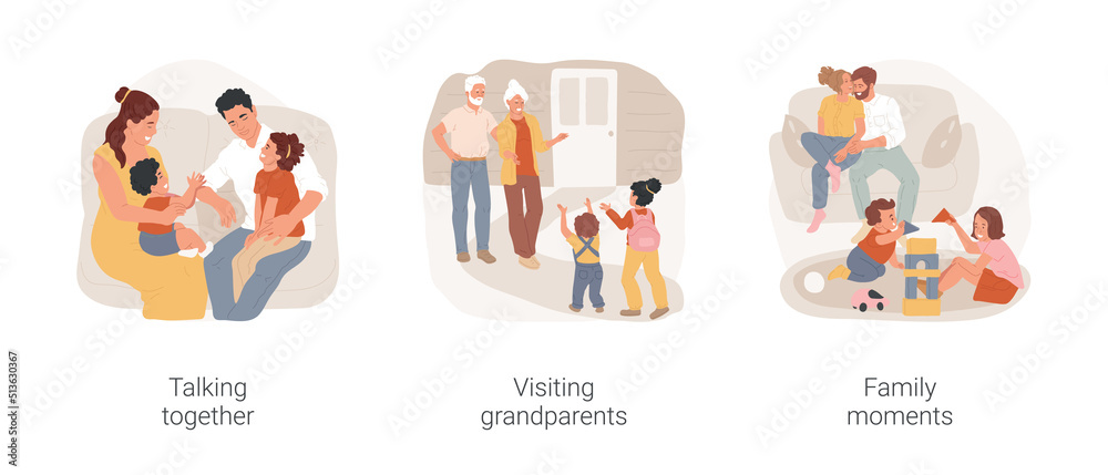 Visiting Family Clipart