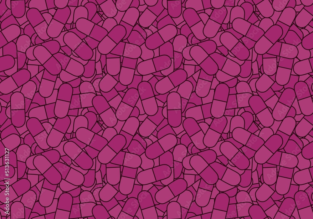 Medicine seamless pills pattern for kids and wrapping paper and clothes ...