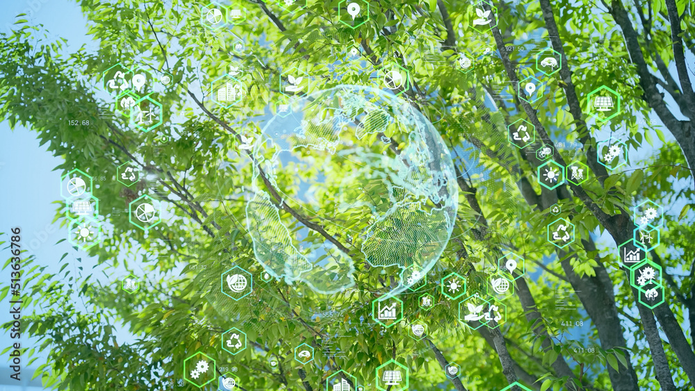 Environmental technology concept. Sustainable development goals. SDGs ...