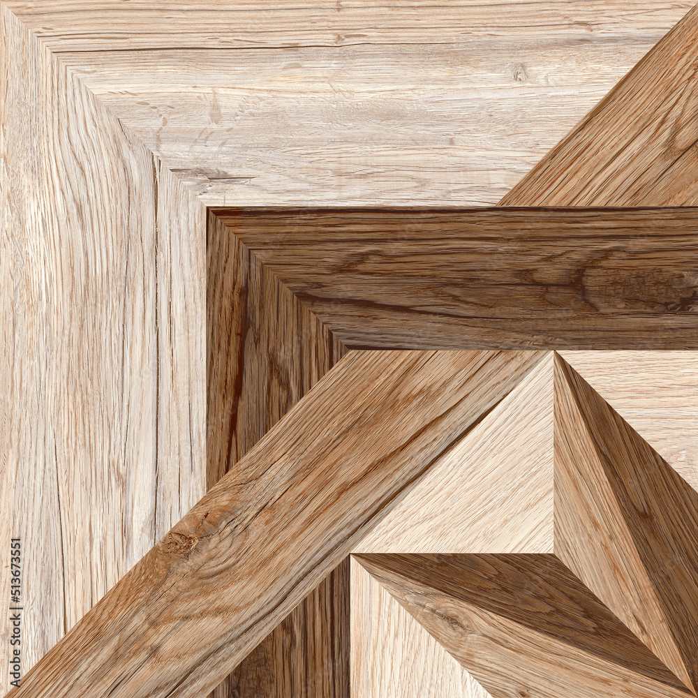 Geometric Wood Texture Tiles, Parking and Floor Tiles Design Stock ...