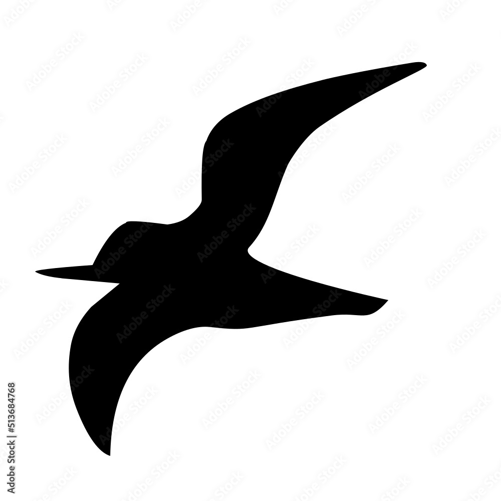Bird, Fly, Flying birds, Aflock flying birds, Vector format Stock ...