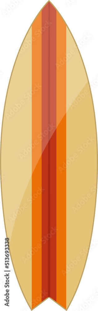 Surfboard clipart design illustration Stock Illustration | Adobe Stock